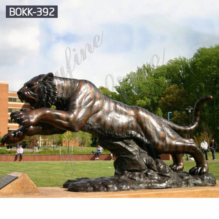 large metal bronze tiger statue- YouFine