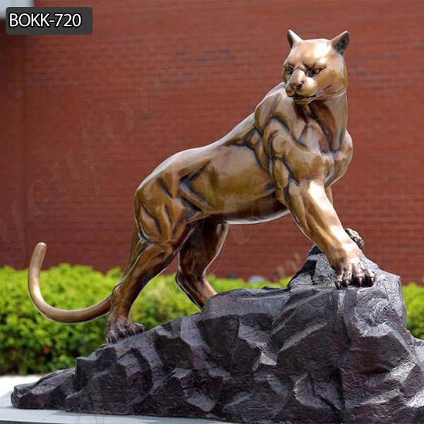 life size bronze leopard statue - YouFine
