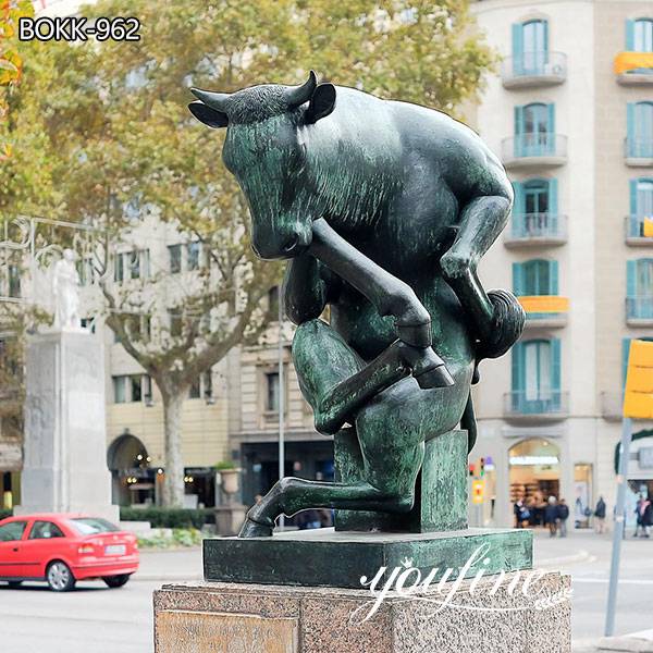 Thinking bull bronze statue- YouFine