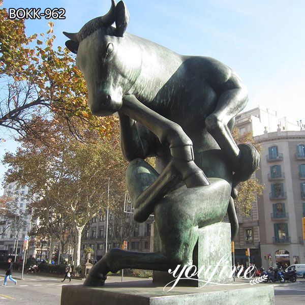 Thinking bull bronze statue- YouFine