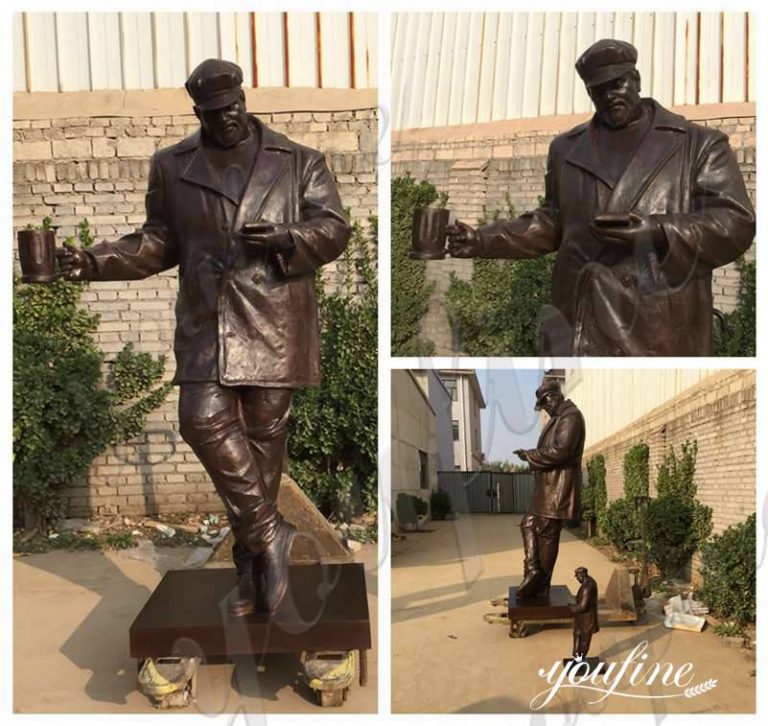 Custom Bronze Statue of American Bronze Beer Man Feedback