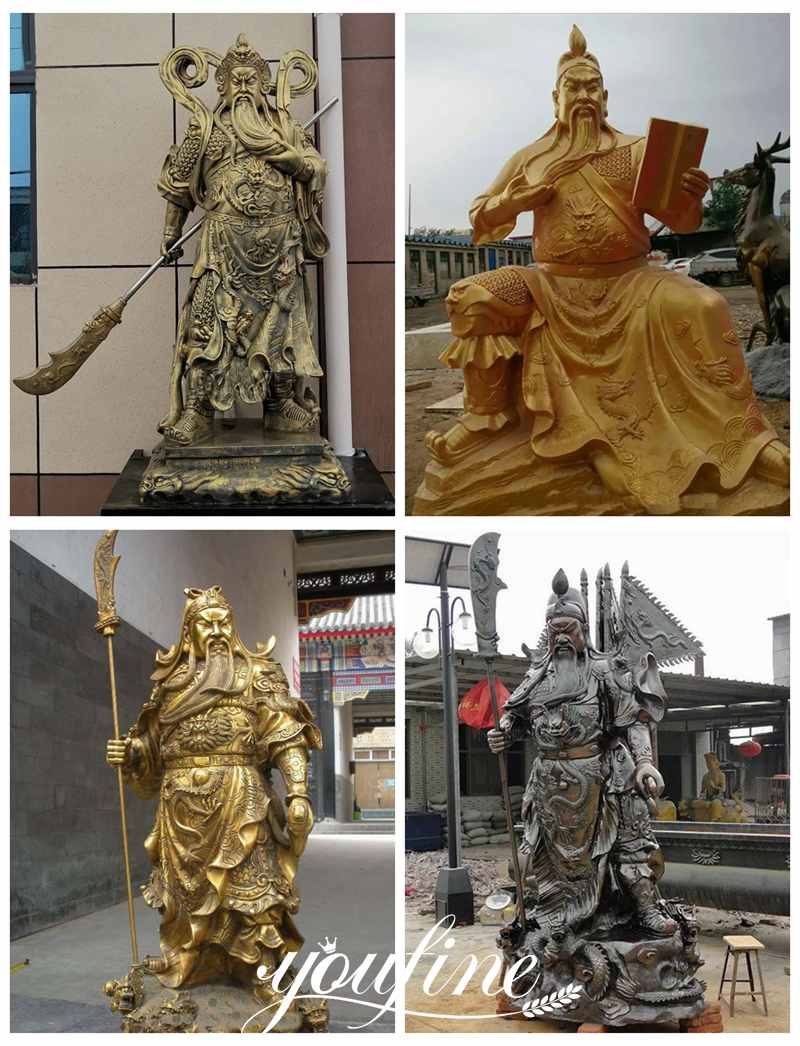 Bronze Guan Yu Statue Chinese General - YouFine