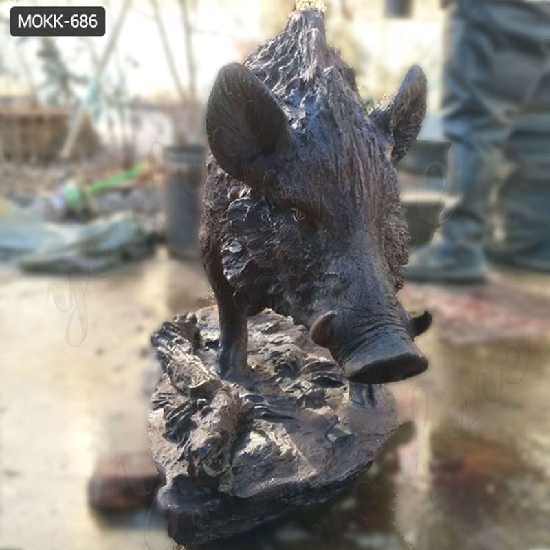 Bronze Wild Boar Statue Florence Decor - YouFine