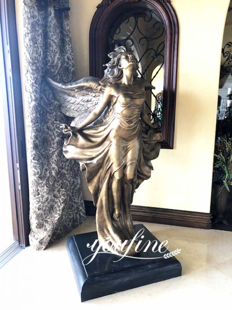Bronze Life-size Angel Statues - You Fine Bronze Sculpture