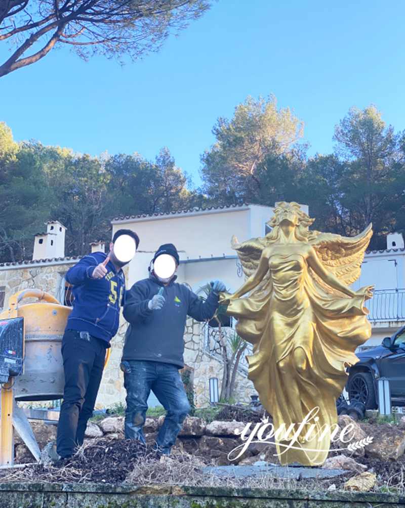 Bronze Life-size Angel Statues - You Fine Bronze Sculpture