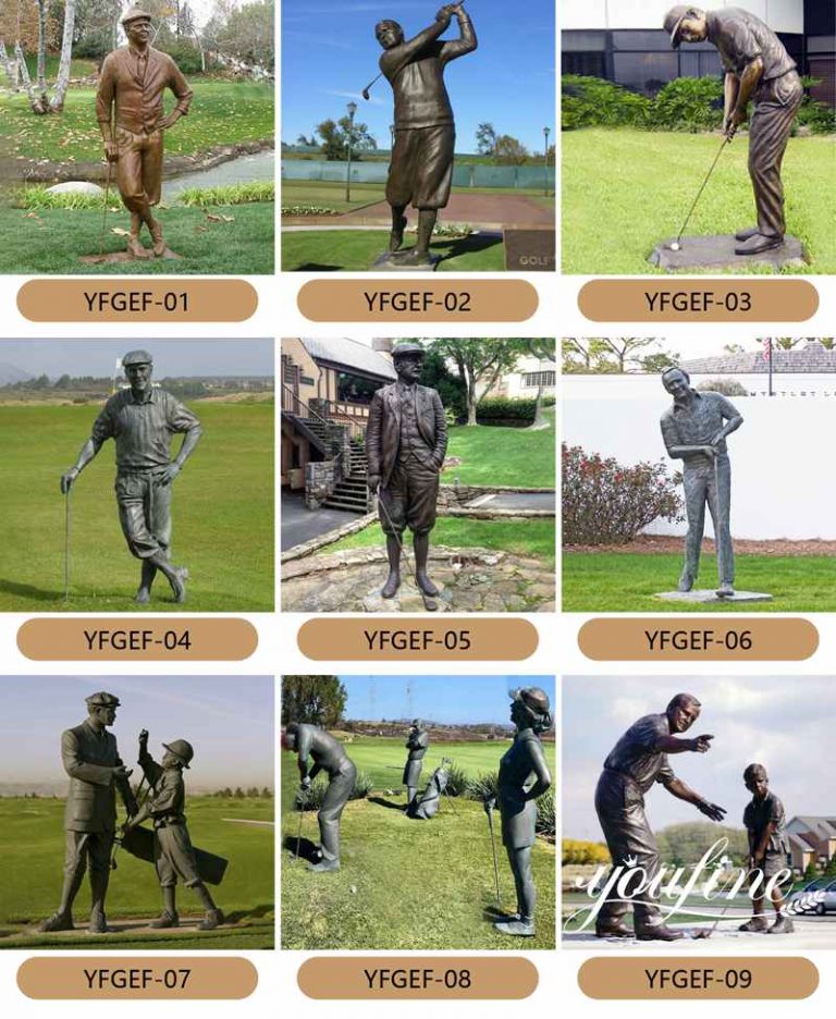 Golf Statues for Sale - YouFine Bronze Sculpture