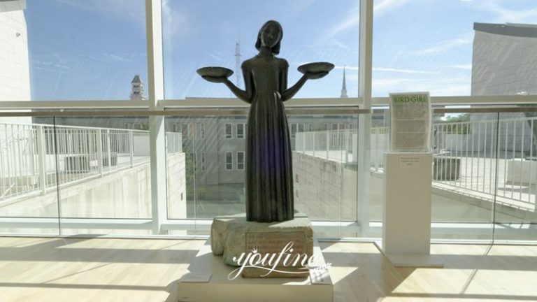 Bird Lady Statue
