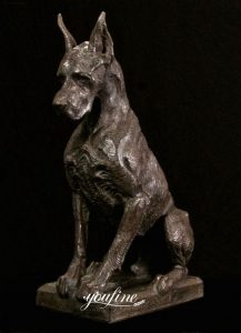 Great Dane Bronze Dog Statue - YouFine