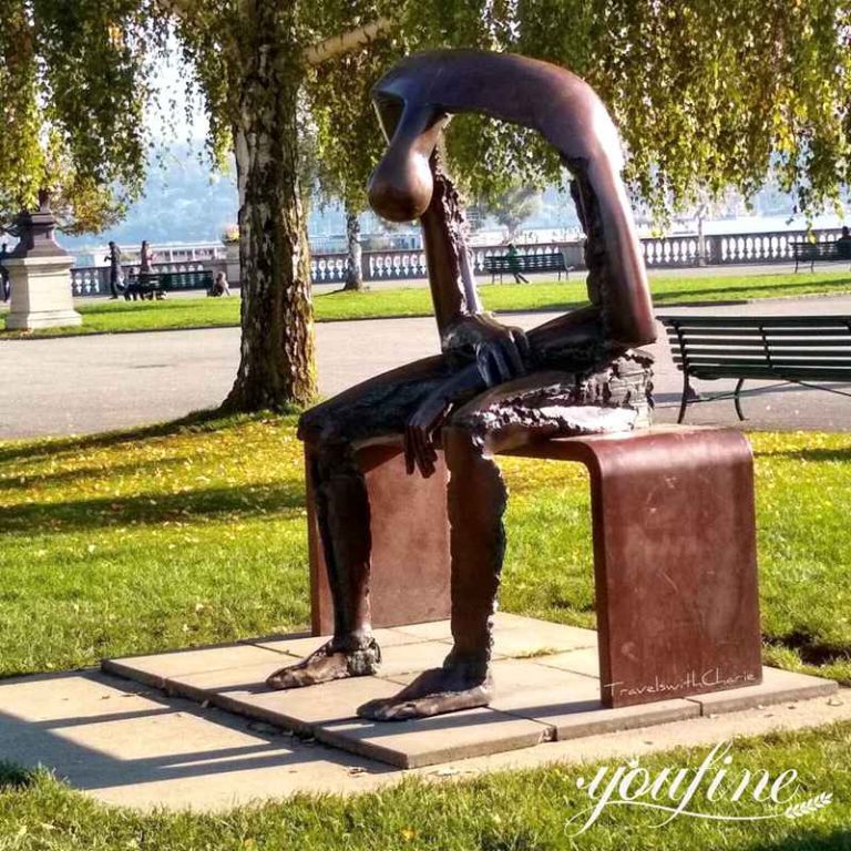 Melancholy Statue Replica Albert Gyorgy - YouFine Bronze Sculpture