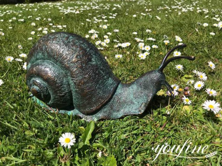Bronze Giant Snail Sculpture Animal Artwork - YouFine