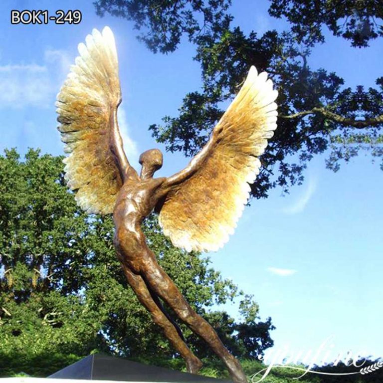 Winged Man Statue