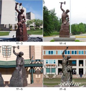 Man Chiseling Himself Out of Stone - YouFine