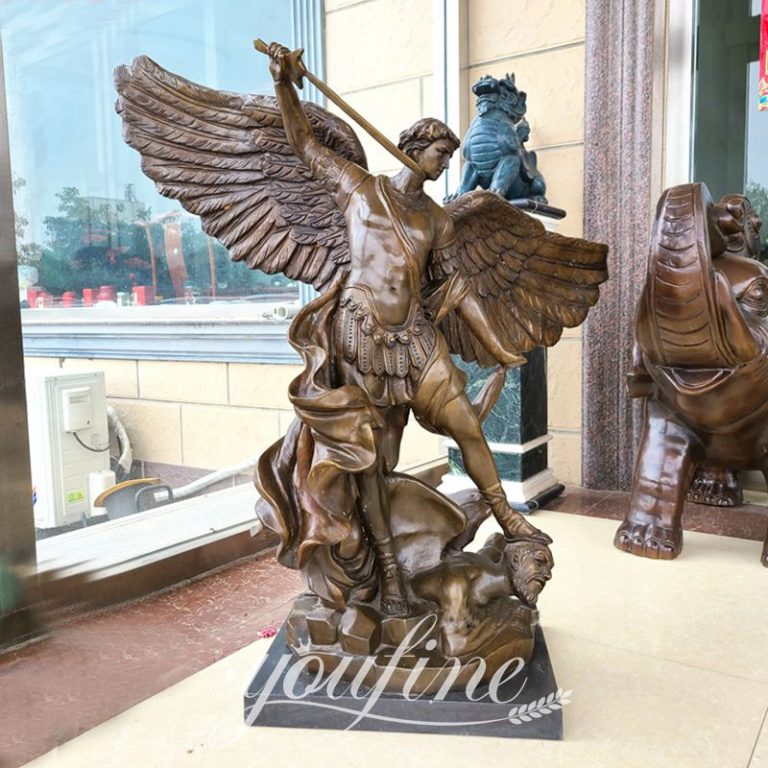Bronze Famous St Michael Statue - YouFine
