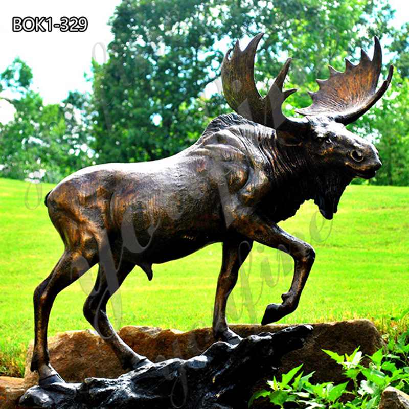 Bronze Moose Statue for Sale - YouFine
