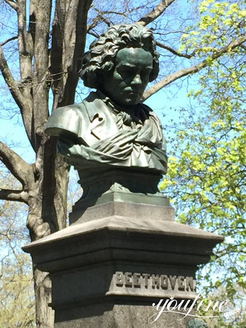 Classic Bronze Bust Statue of Beethoven - YouFine Bronze Sculpture