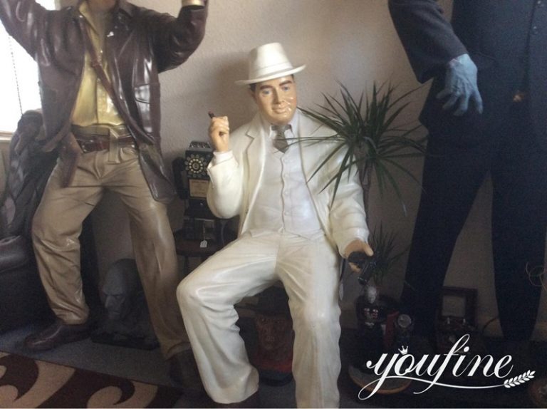 Custom Al Capone Fiberglass Statue - YouFine
