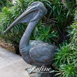 Large Outdoor Bronze Pelican Statue - YouFine