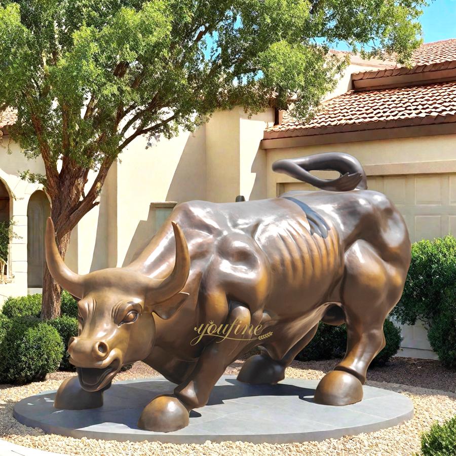 wall street bull statue replica