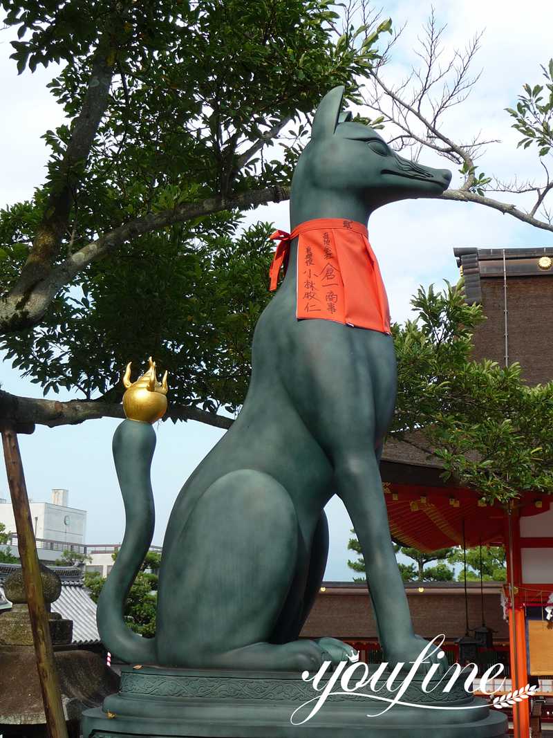 Famous Bronze Japanese Fox God Statue - YouFine