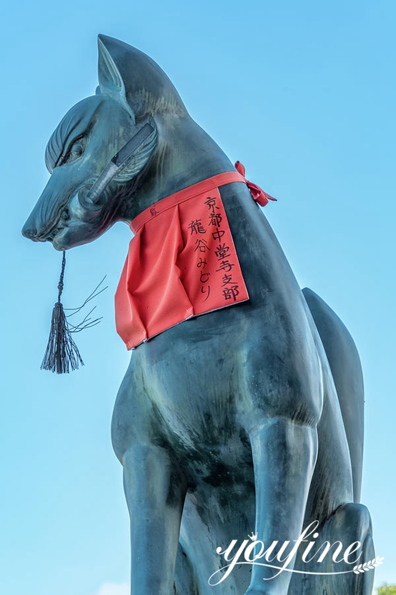 Famous Bronze Japanese Fox God Statue - YouFine