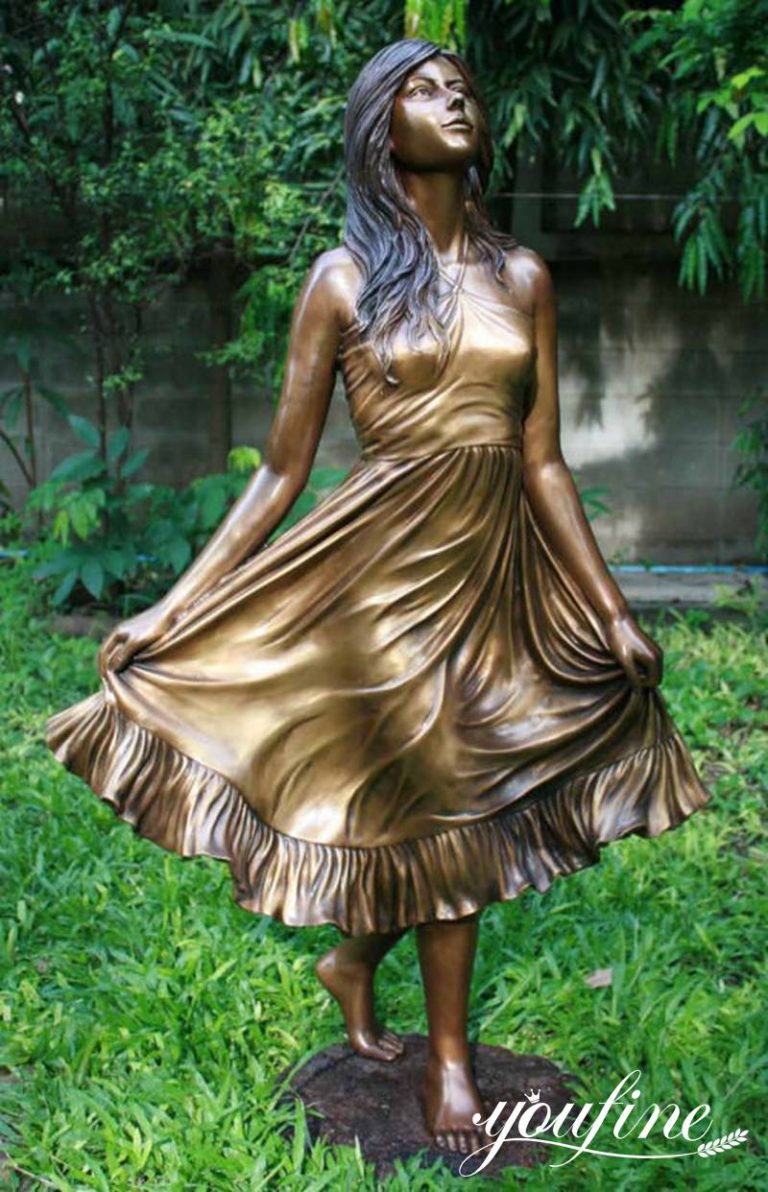 Bronze Female Statue of Spigolatrice Di Sapri - YouFine Bronze Sculpture