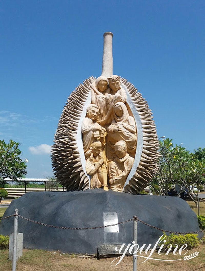 Large Bronze Durian Sculpture - YouFine Sculpture