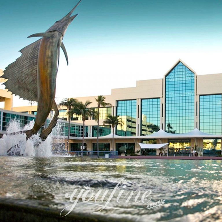 Large Bronze Fish Sculpture Outdoor Decor - YouFine