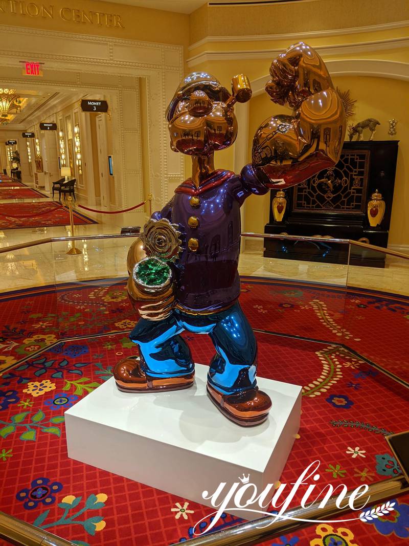 Bronze Cartoon Popeye Statue for Sale - YouFine