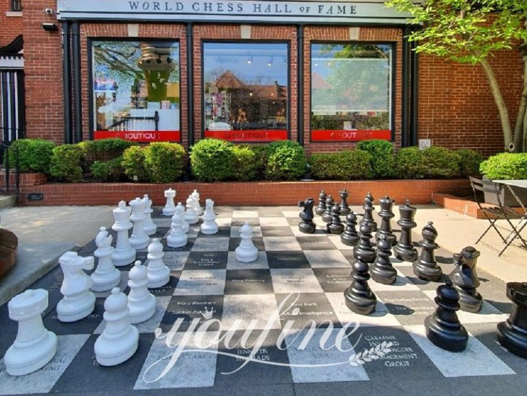 Fiberglass Large Outdoor Chess Statue - YouFine