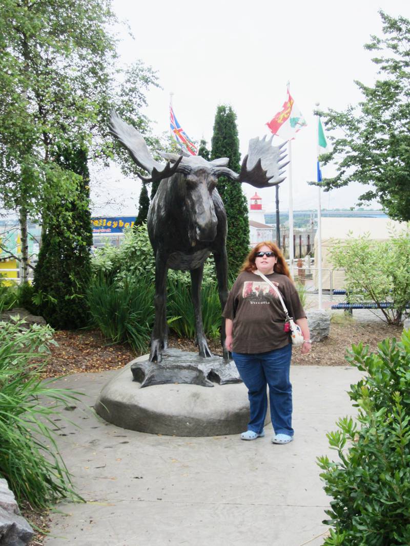 Large Bronze L'Orignal Moose Statue - YouFine