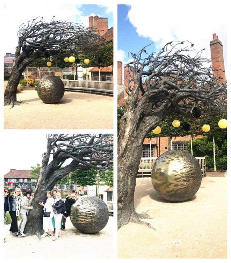 Large Bronze Sculpture His Mind's Eye Tree Art