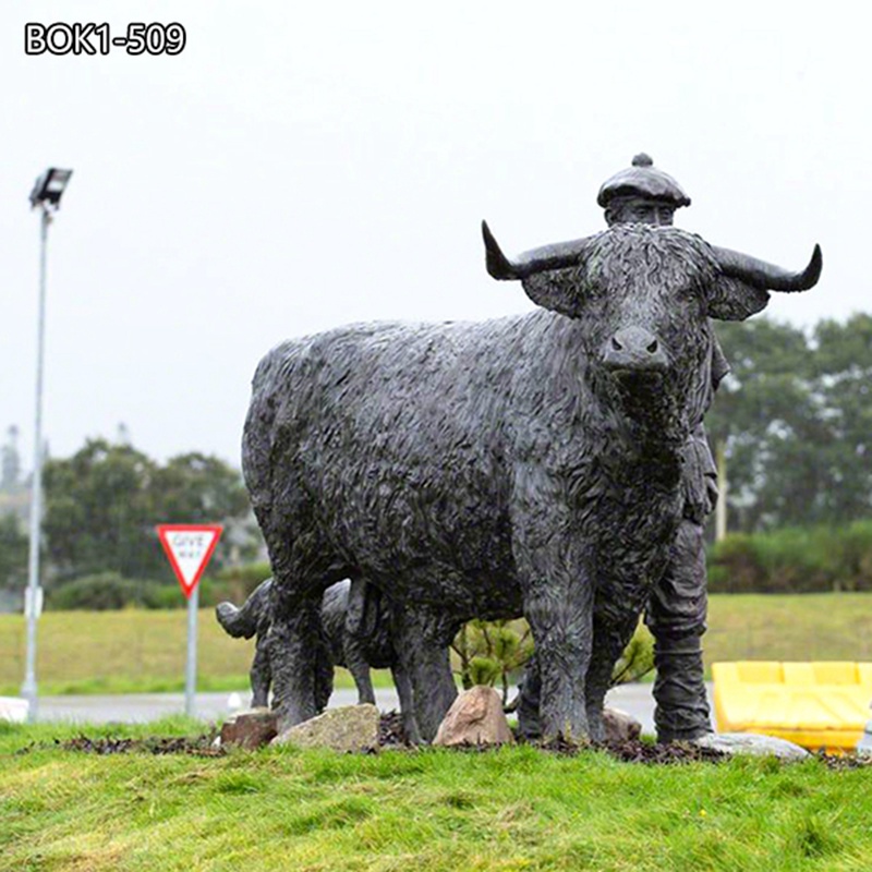 Highland Cow Statue - YouFine