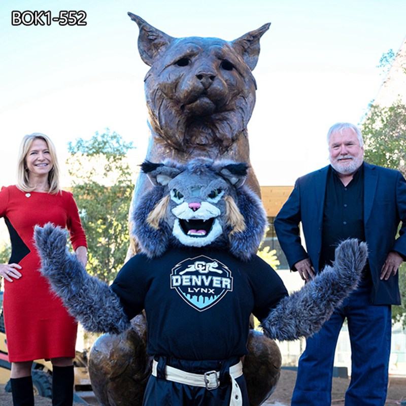 Bronze WildLife Large Lynx Statue - YouFine