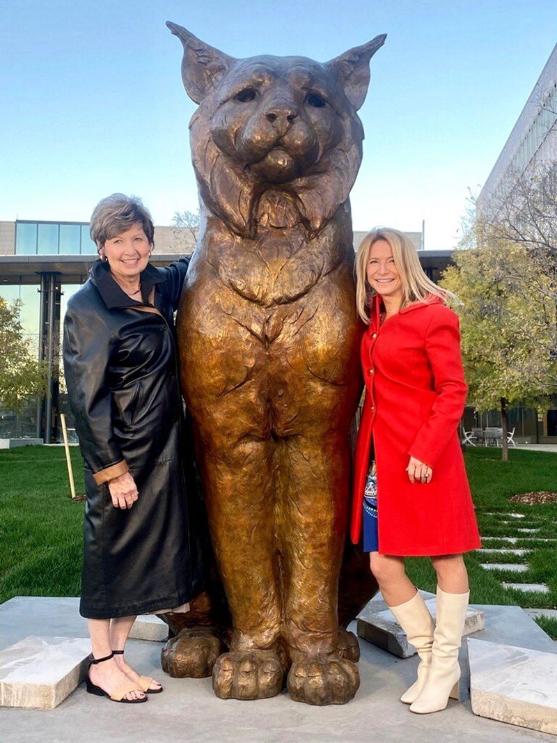 Bronze WildLife Large Lynx Statue - YouFine