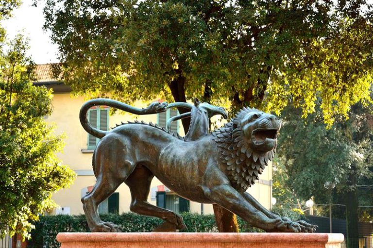Bronze Chimera of Arezzo Statue - YouFine Bronze Sculpture