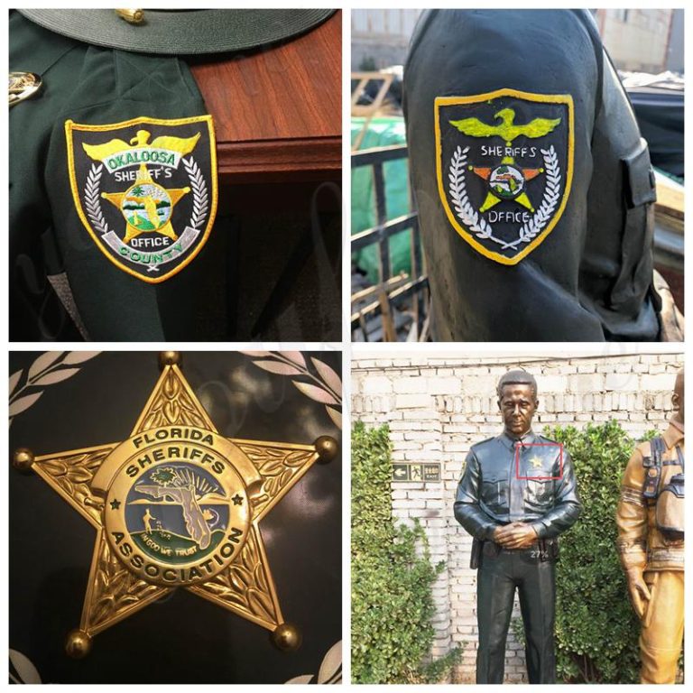 bronze officer firefighter EMS statues - YouFine