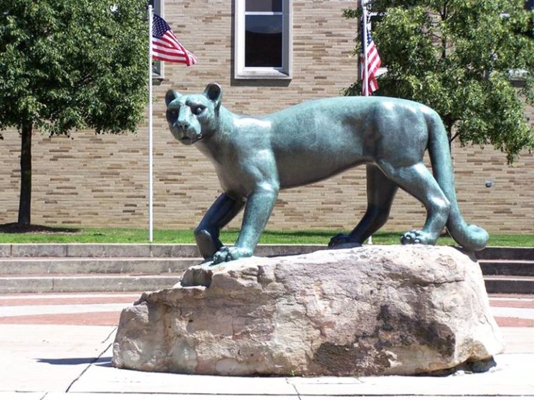 Outdoor Lion Statue