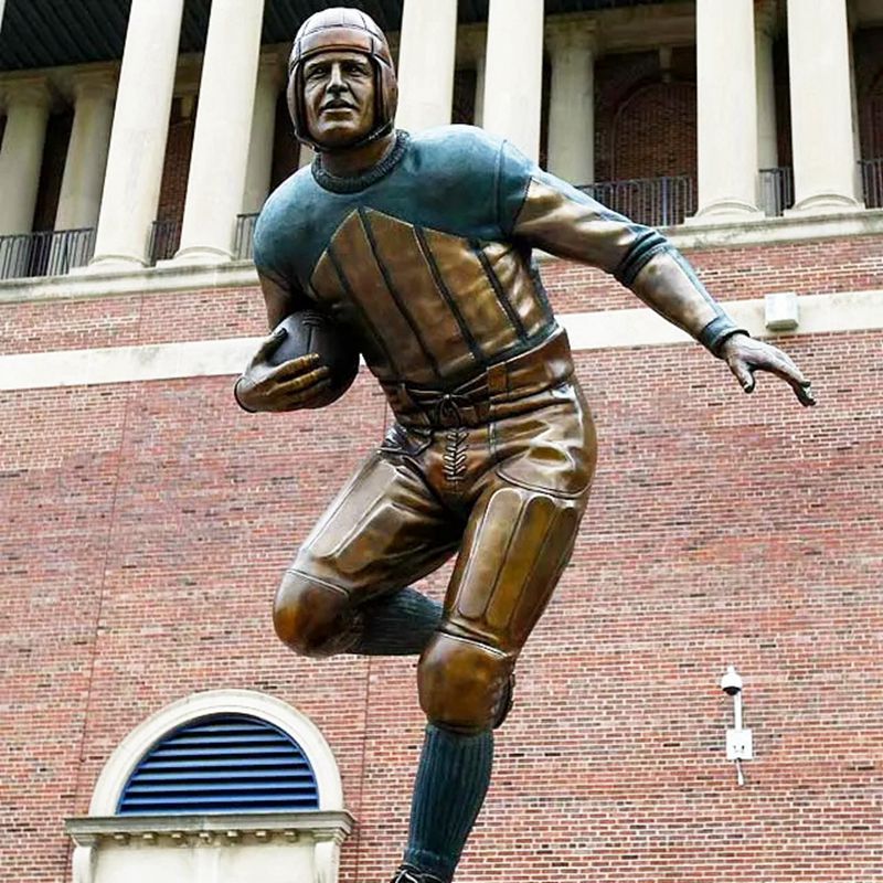 Bronze Earl Campbell Trophy Winner Memorial Statue - YouFine