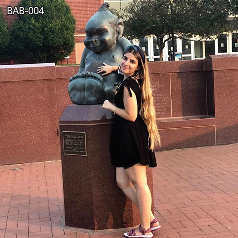 Bronze Billiken Statue SLU School Mascot - YouFine