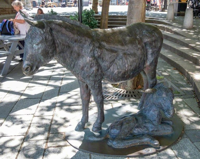 life Size Guernsey Donkey Statue - YouFine