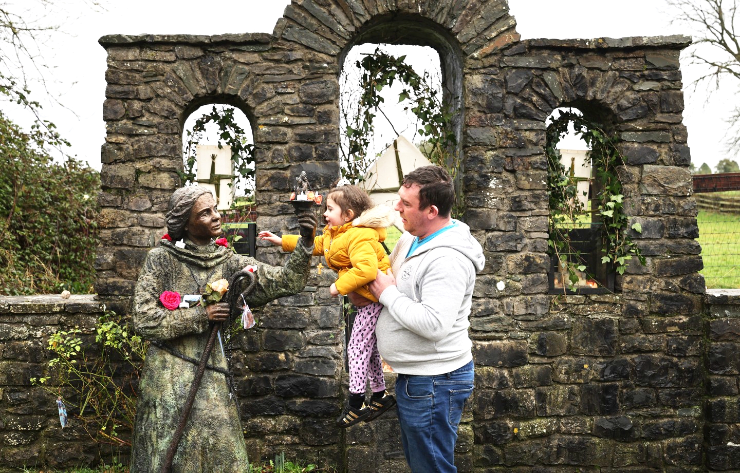 Ireland Bronze Lifesize Saint Brigid Statue - YouFine