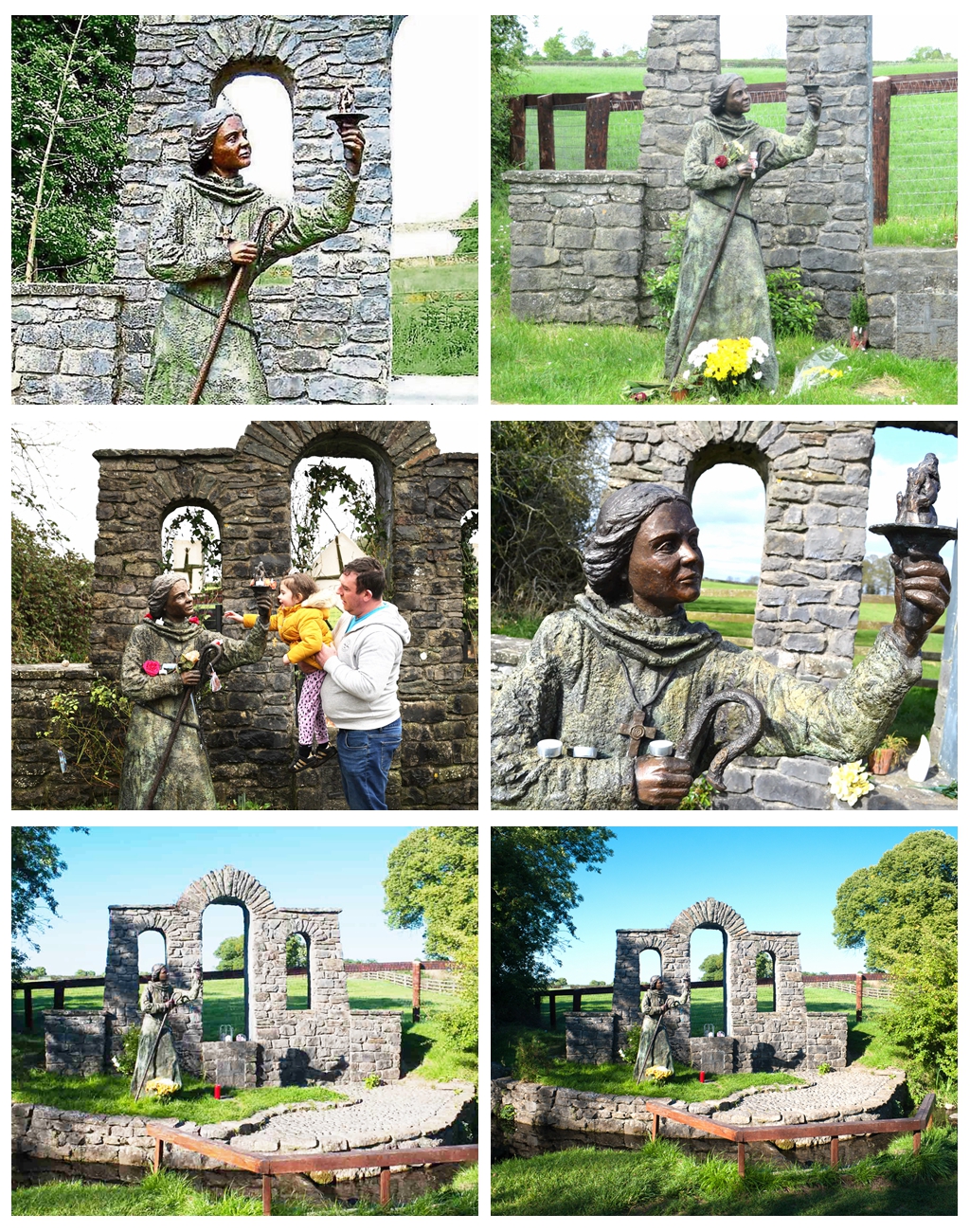 Ireland Bronze Lifesize Saint Brigid Statue - YouFine Bronze Sculpture