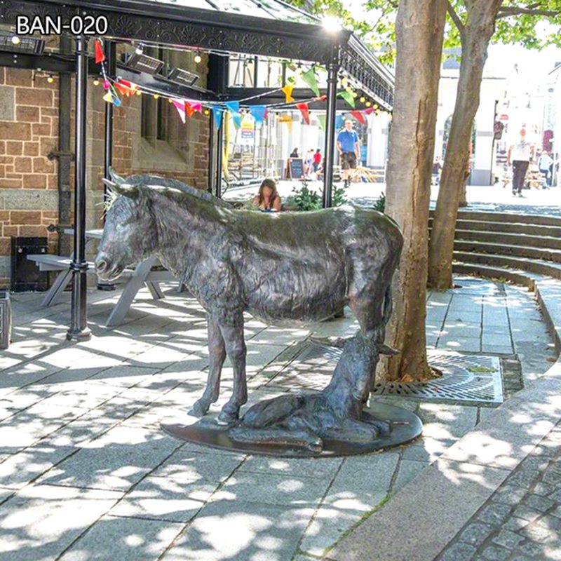 life Size Guernsey Donkey Statue - YouFine