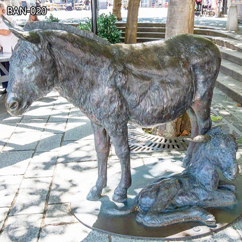 life Size Guernsey Donkey Statue - YouFine