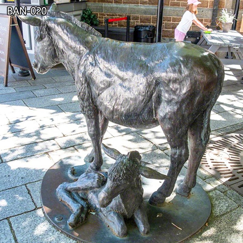 life Size Guernsey Donkey Statue - YouFine