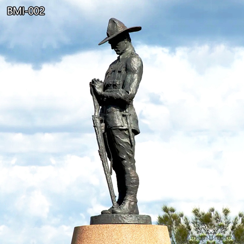 Bronze Anzac Soldier Statue Commission Military Monument - YouFine