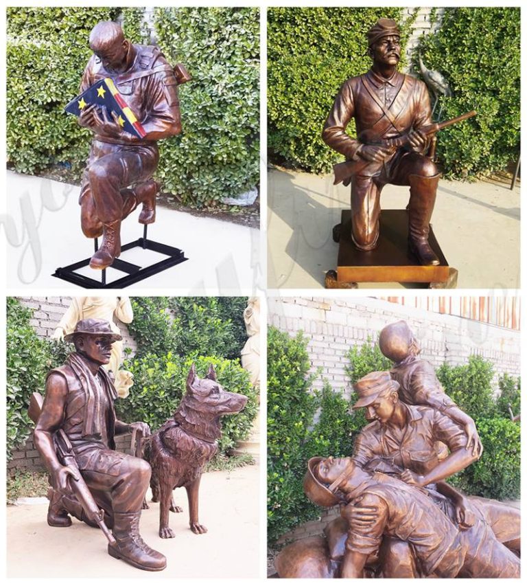 Bronze Anzac Soldier Statue Commission Military Monument - YouFine