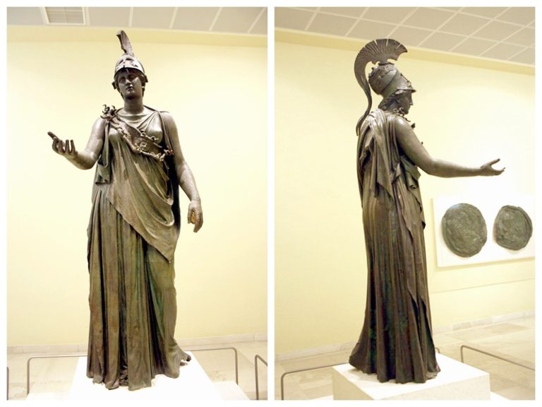 Bronze Piraeus Greek Athena Statue - YouFine Bronze Sculpture