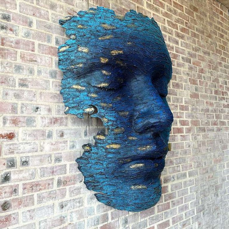 Bronze Modern Limited Edition Face Sculpture Home Decor - YouFine