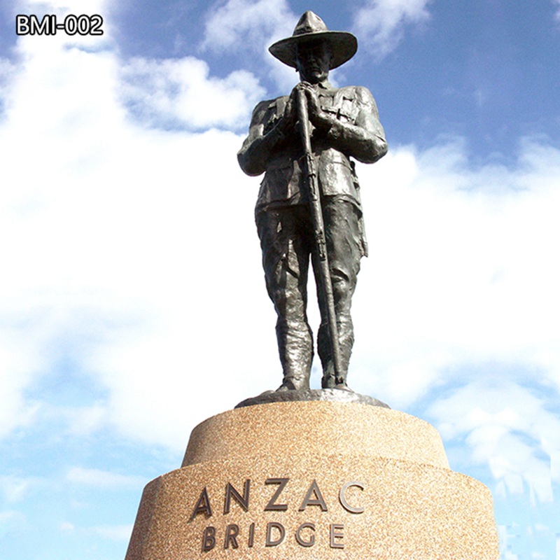 Bronze Anzac Soldier Statue Commission Military Monument - YouFine